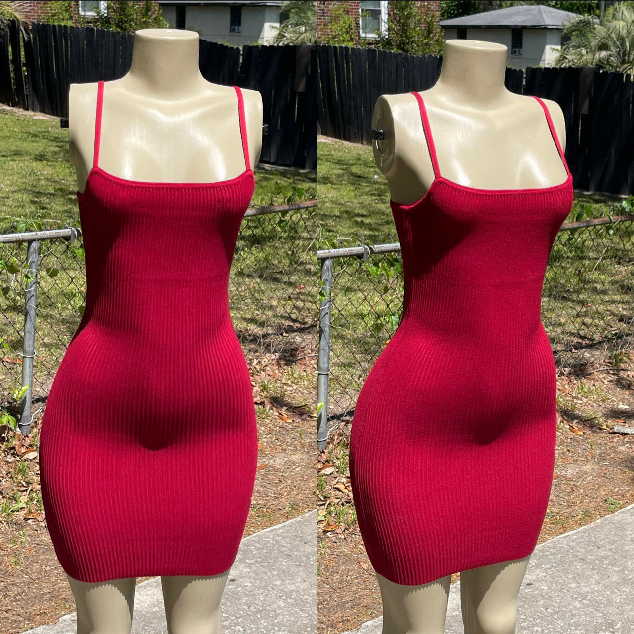 “Yoko” Dress (Burgundy) – Hard Clash Apparel